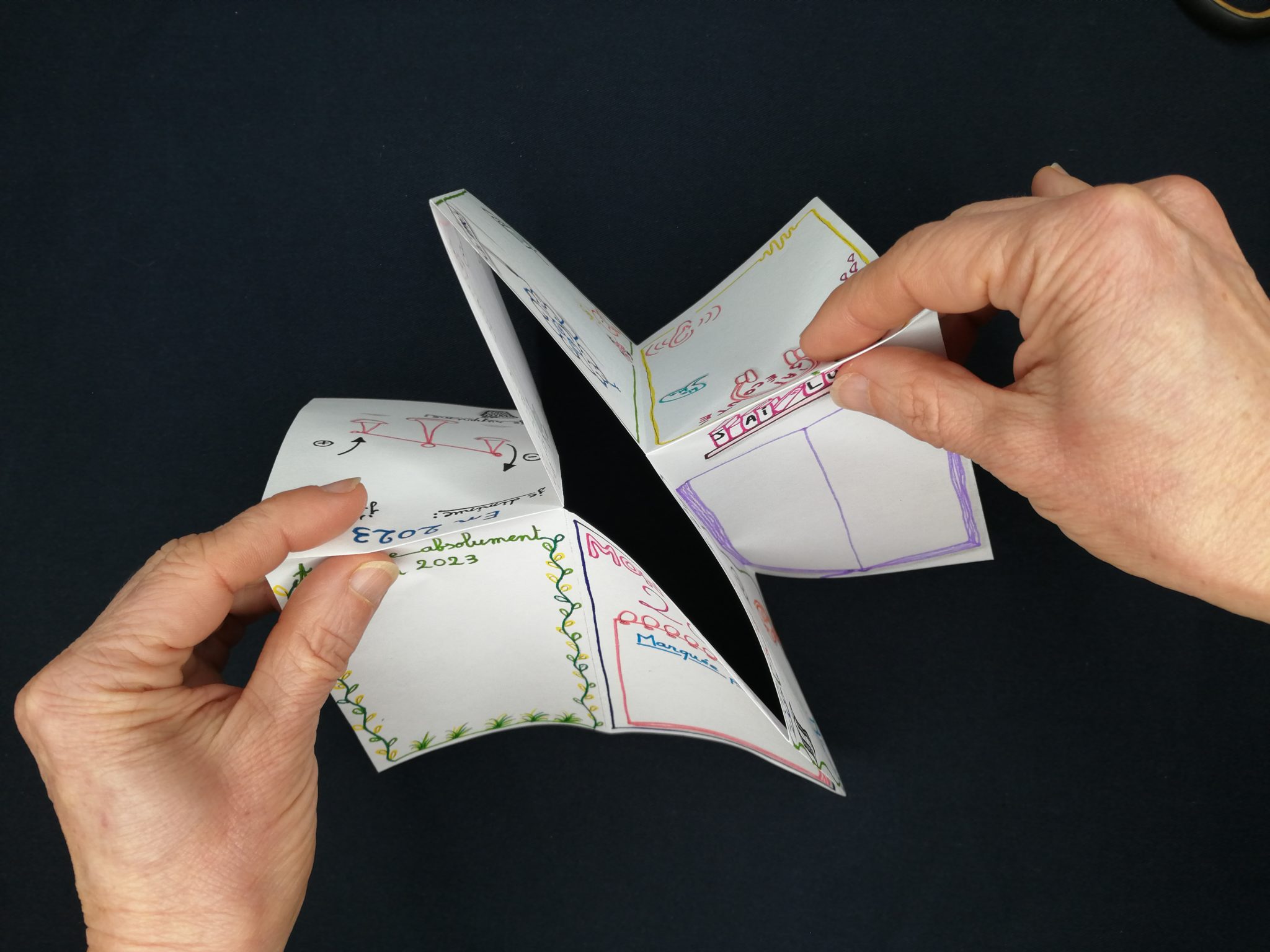 Fabriquer un mini-livre - Je croquinote