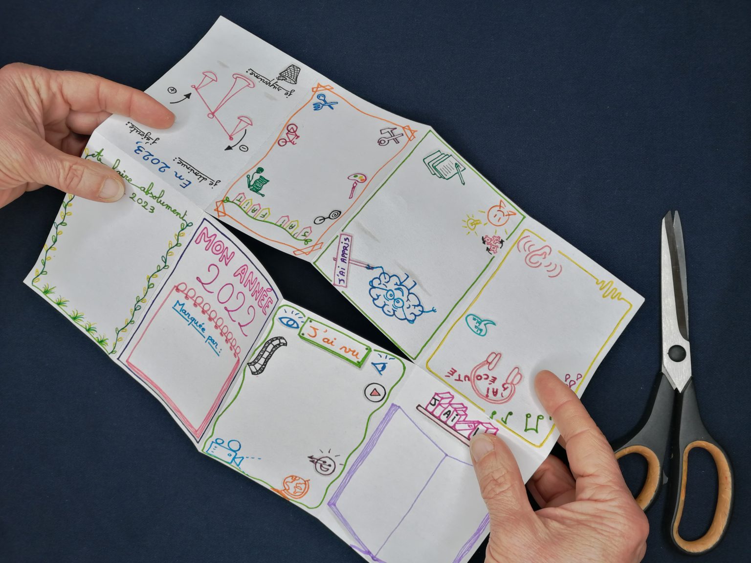 Fabriquer un mini-livre - Je croquinote